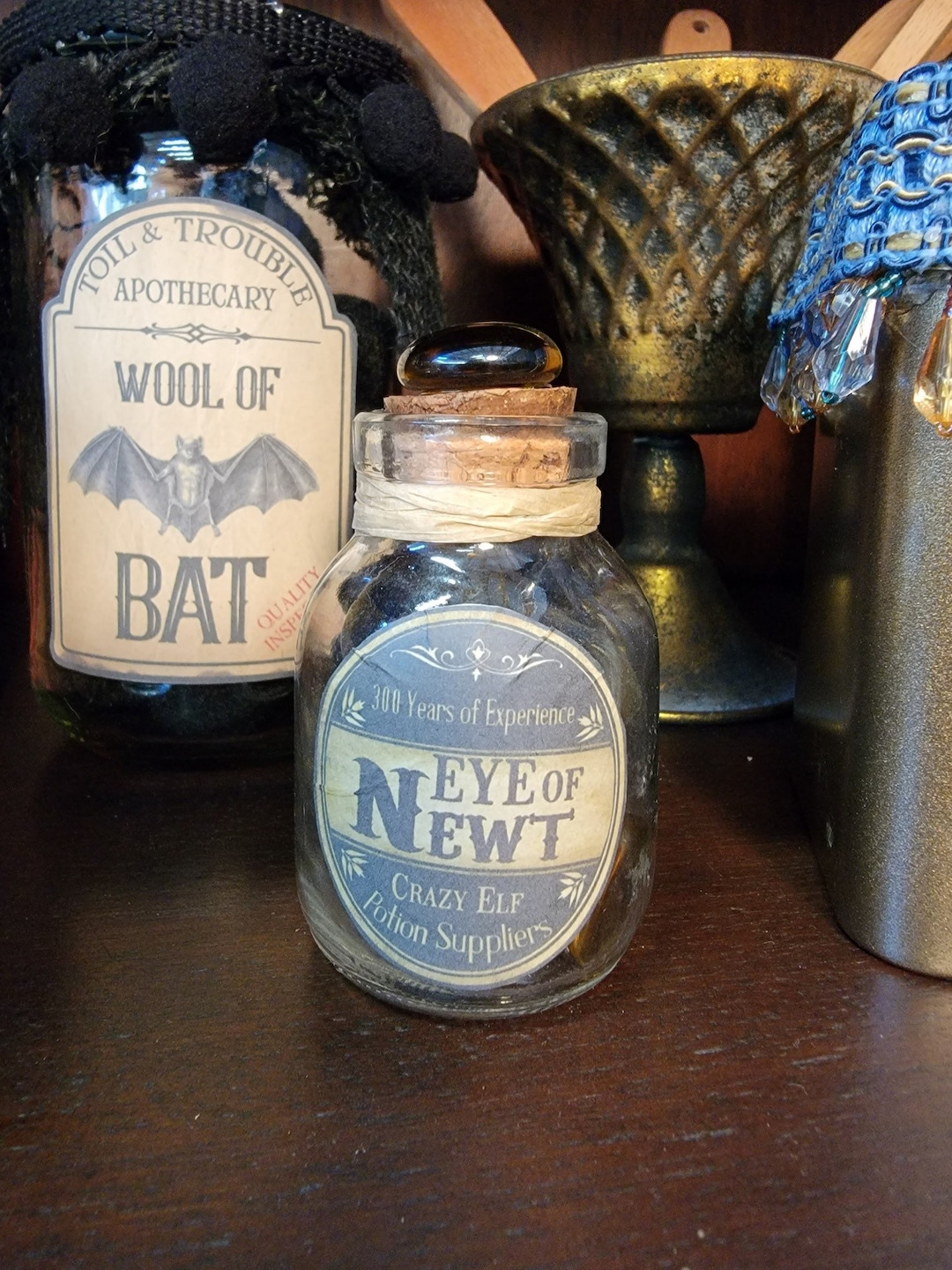 Eye of Newt Apothecary Jar Small - Etsy
