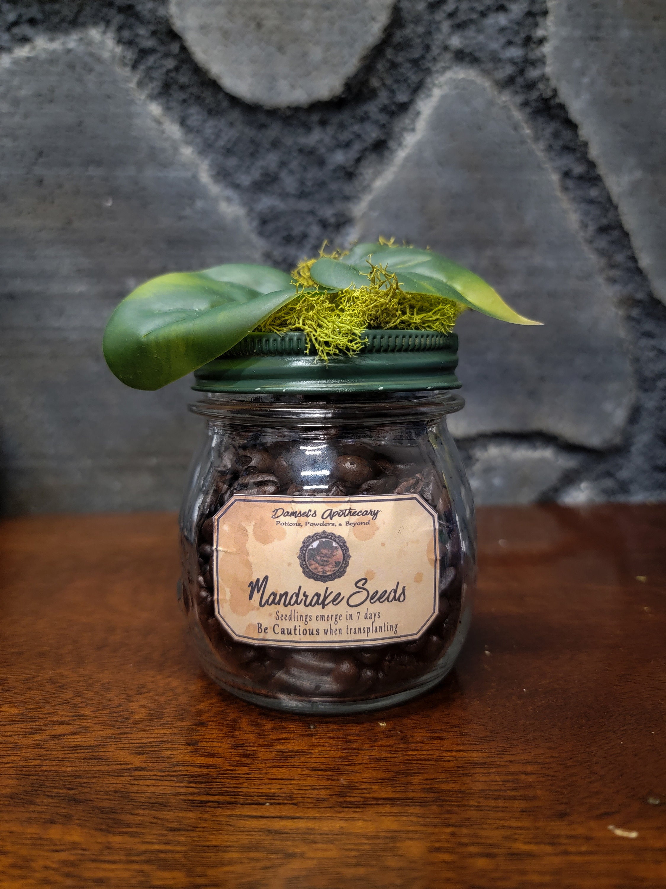 Mandrake Seeds | Apothecary Jar - Etsy