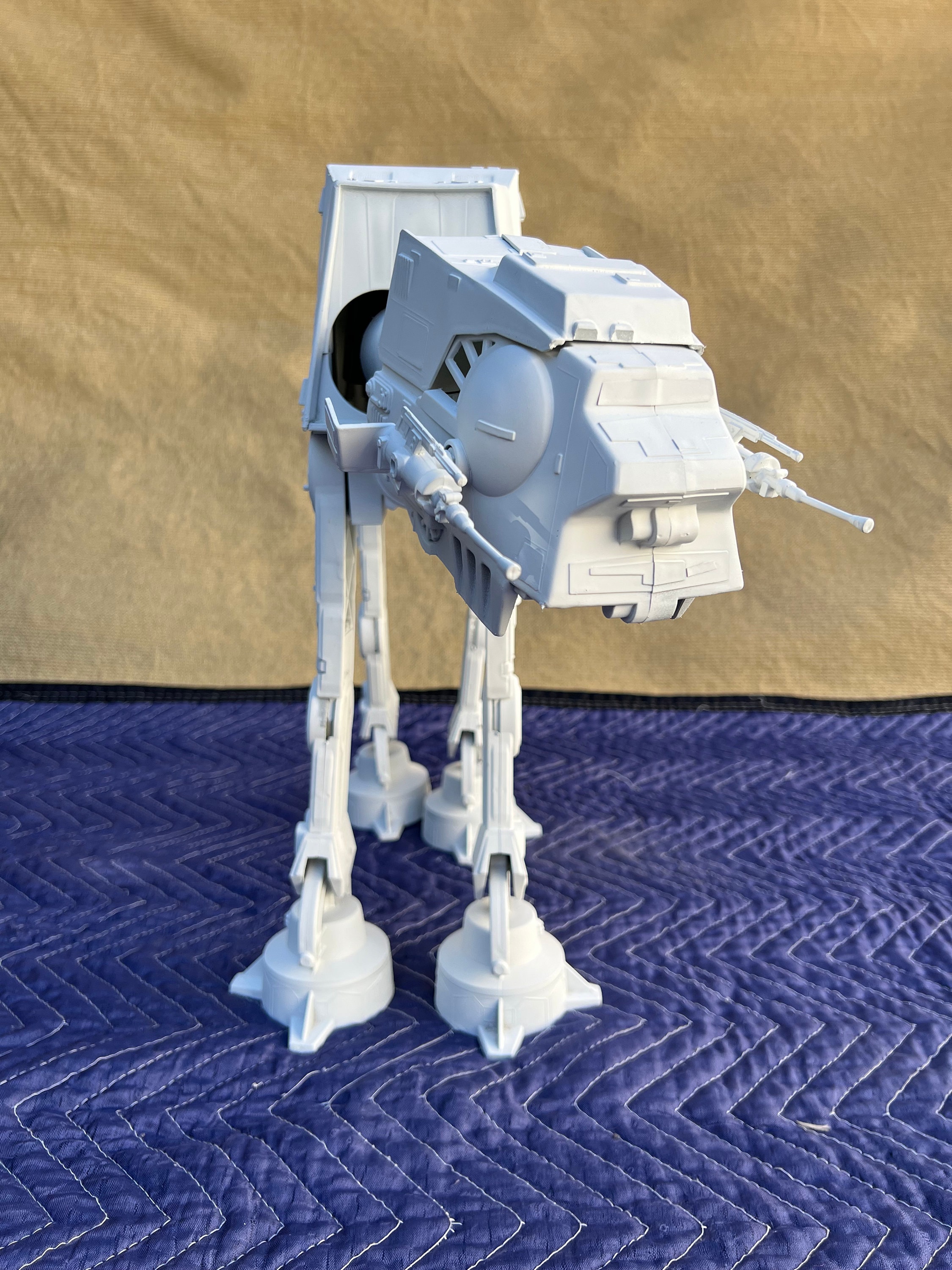 Star Wars AT-AT Walker Toy White painted - Etsy