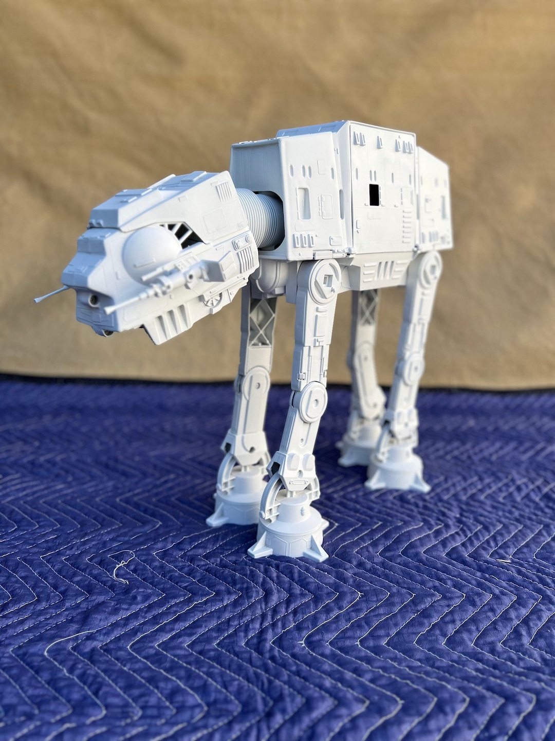 Star Wars AT-AT Walker Toy - White (painted) - Etsy