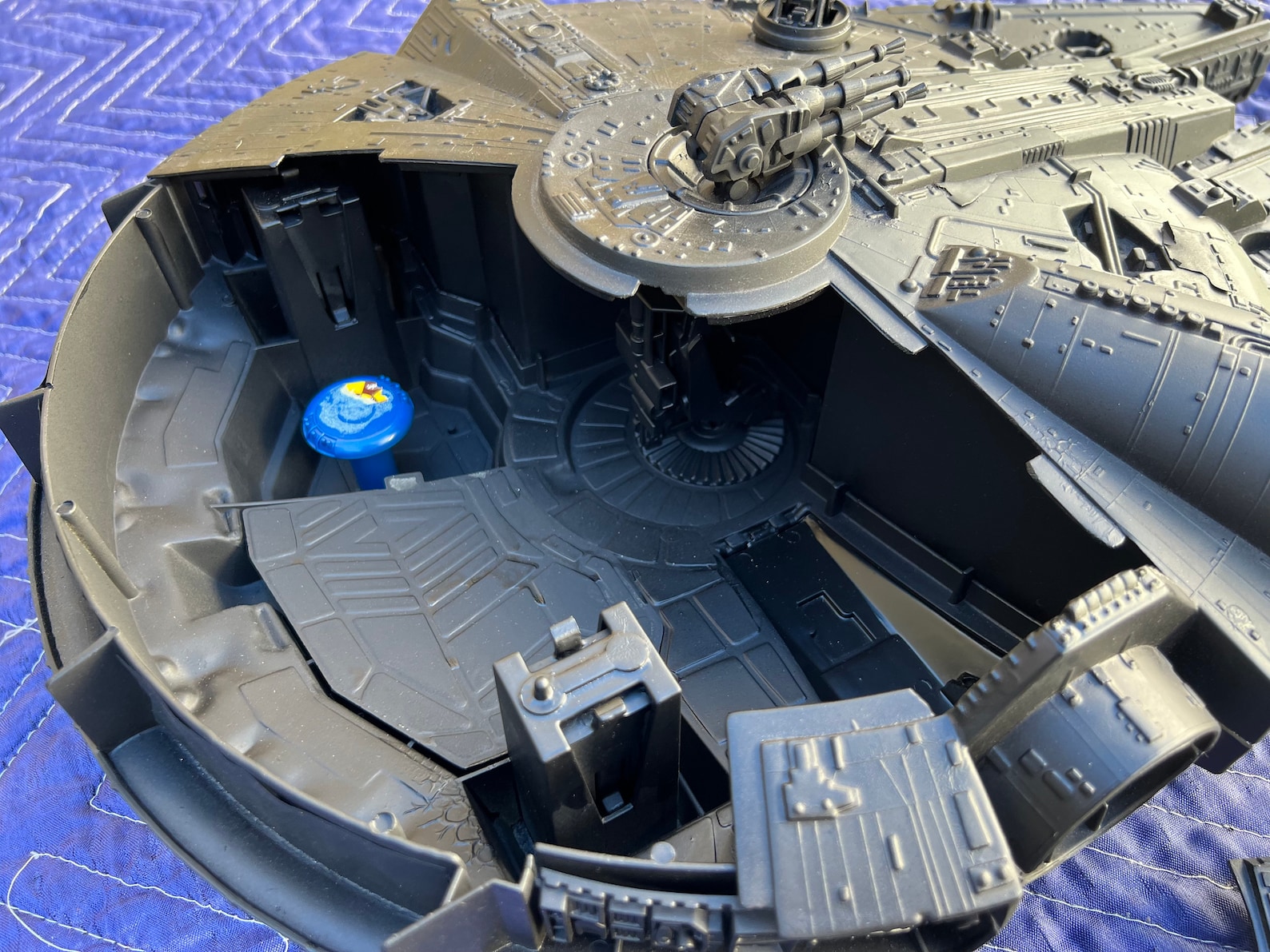 Star Wars Millennium Falcon Toy Black painted - Etsy