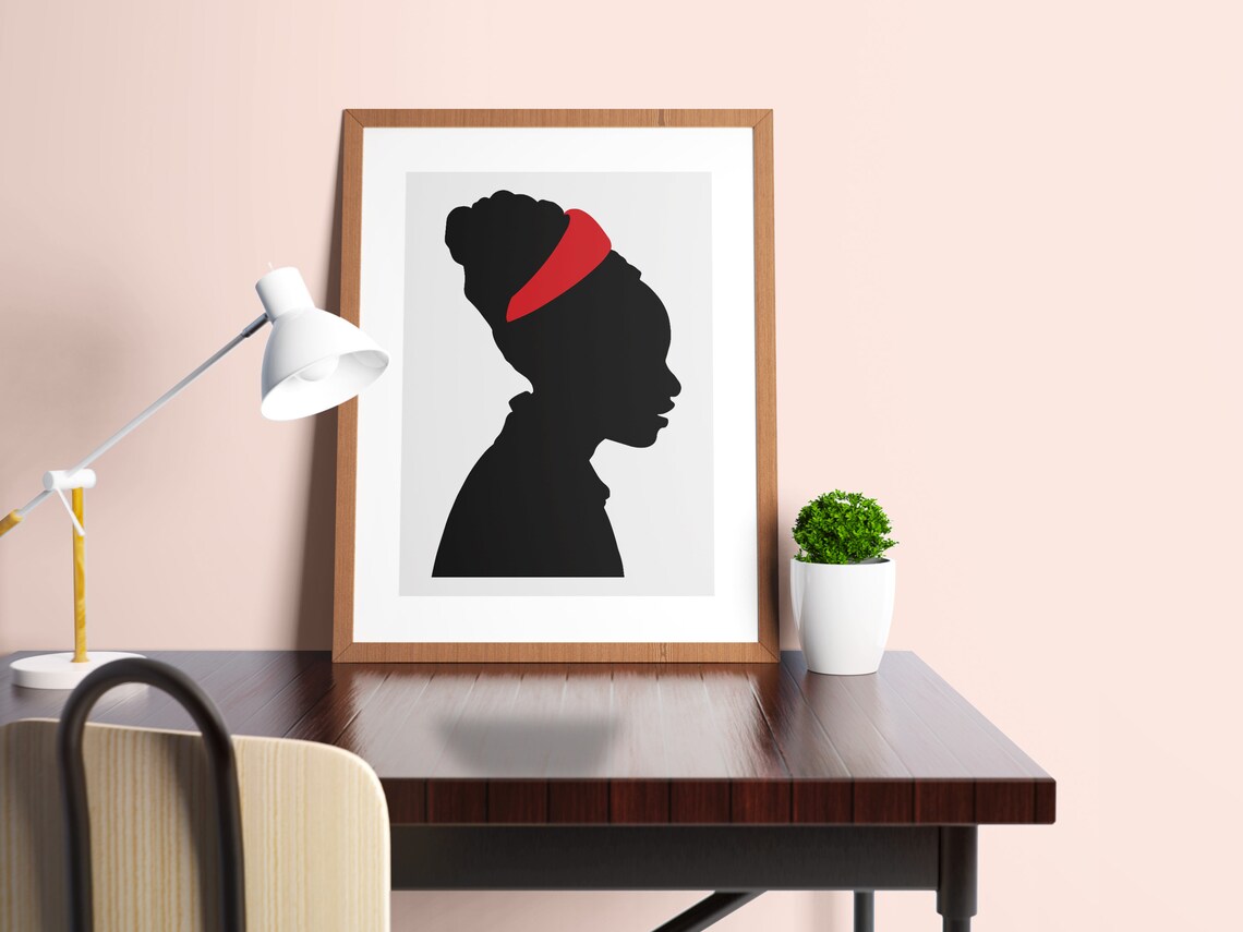 Amanda Gorman SVG / Digital Download / Amanda Gorman Silhouette / Women ...