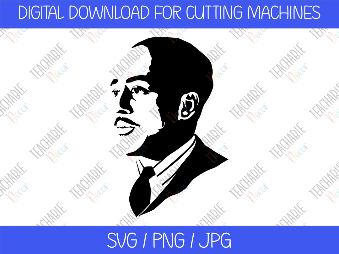 Langston Hughes SVG / Civil Rights SVG / African American History ...