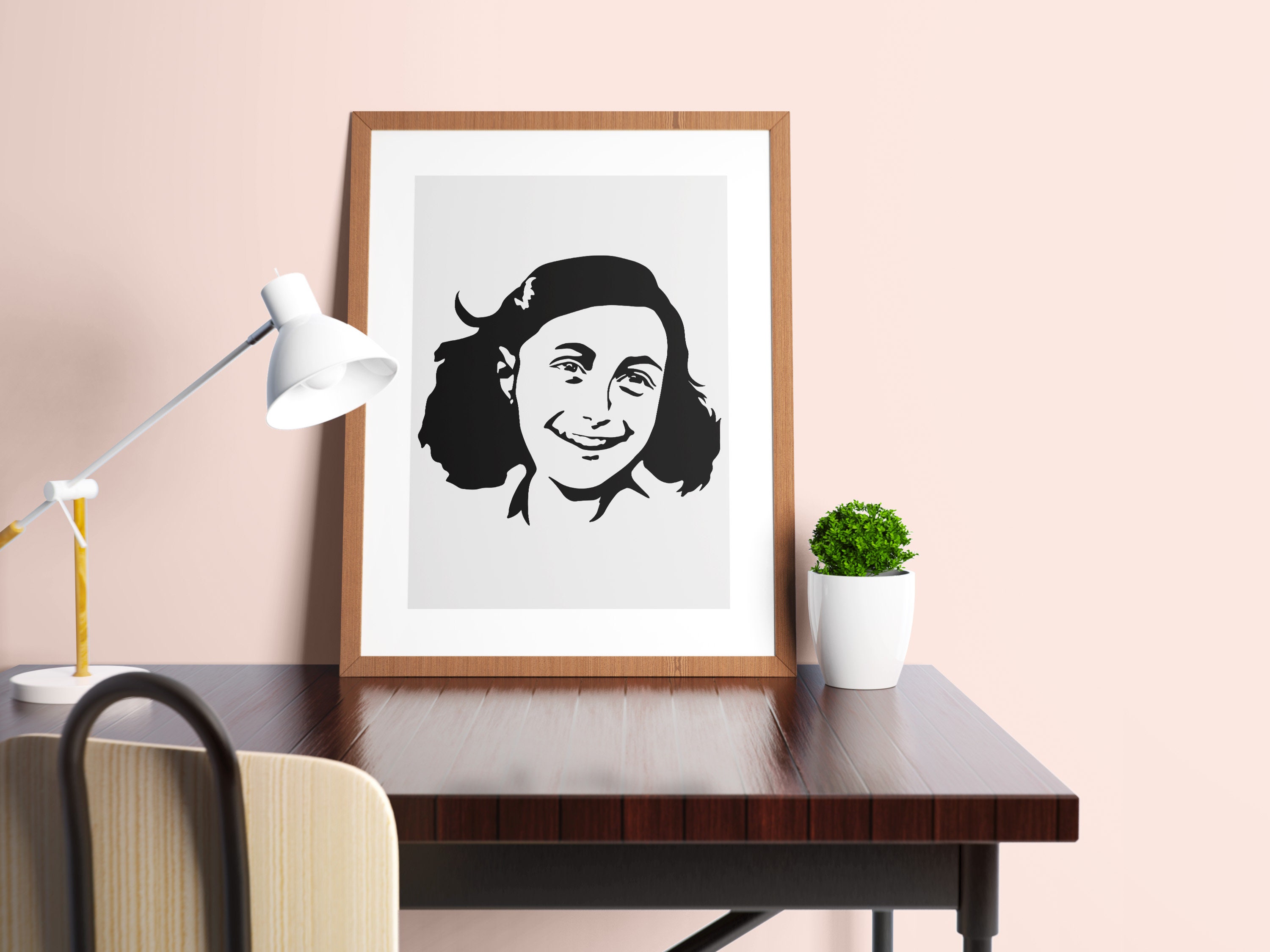Anne Frank SVG / Digital Download / Vector Art / Jewish History ...