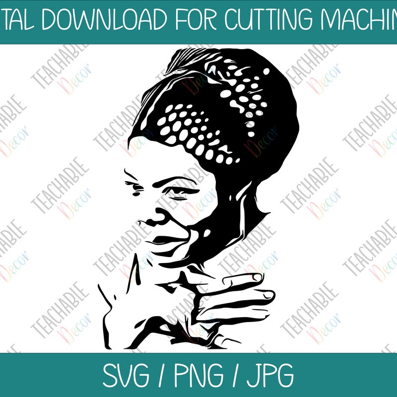Maya Angelou Svg - Etsy