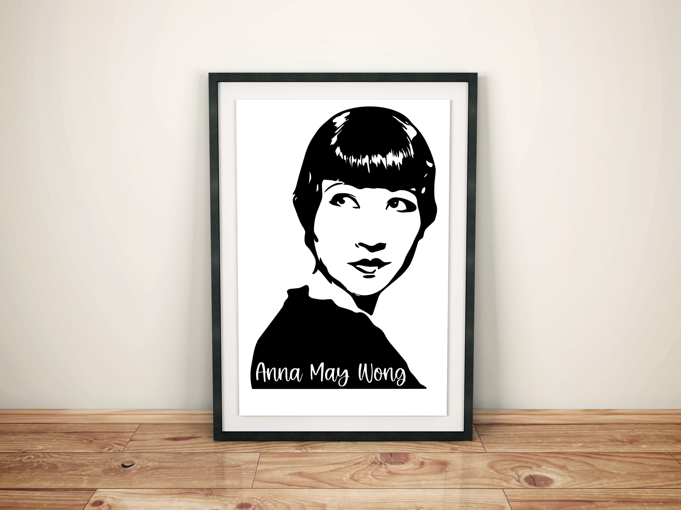 Anna May Wong SVG / Anna May Wong Silhouette / Asian American Icon ...