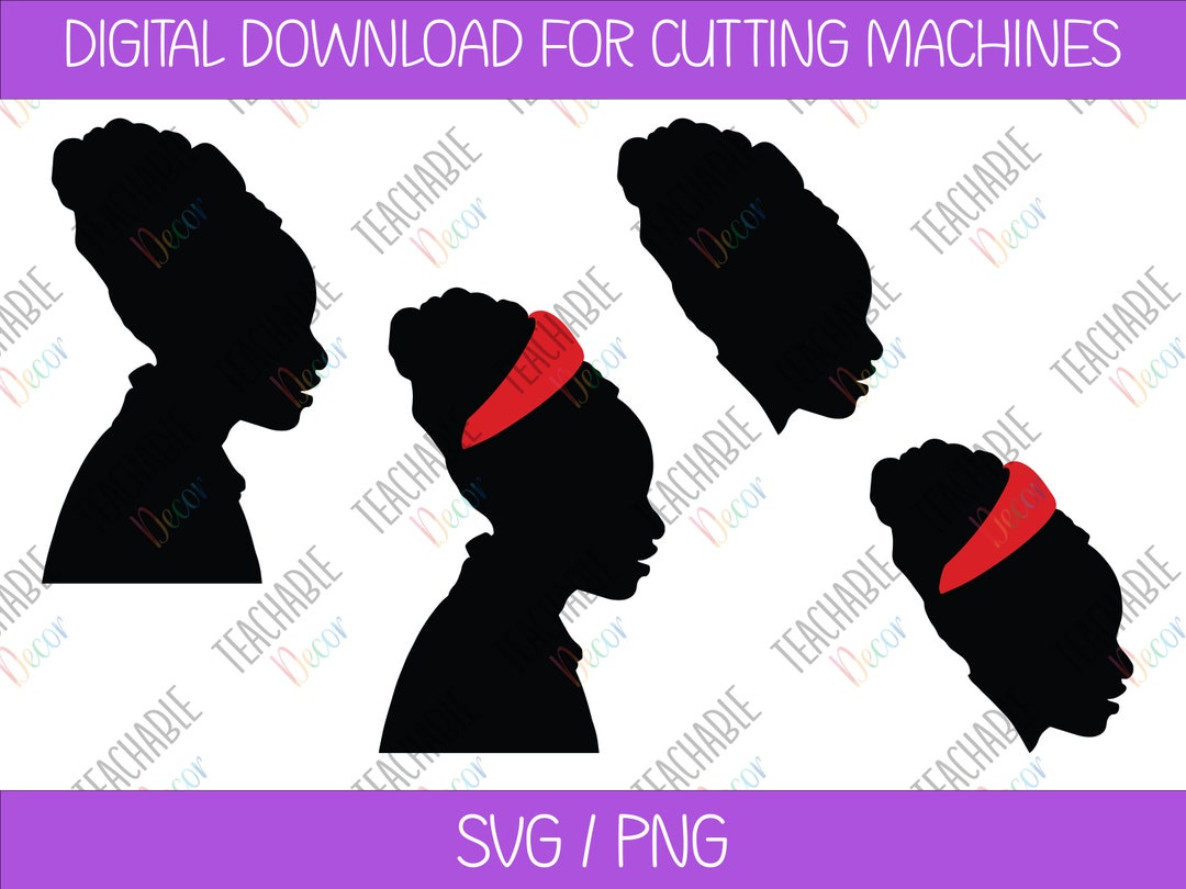 Amanda Gorman SVG / Digital Download / Amanda Gorman Silhouette / Women ...