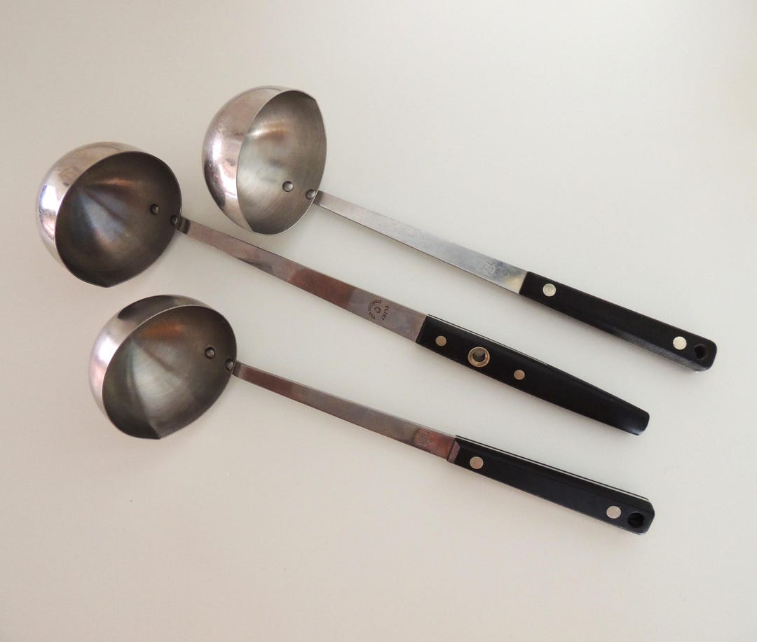 1950s Ekco Flint/vanadium Stainless Ladles | Cooking & Serving ...