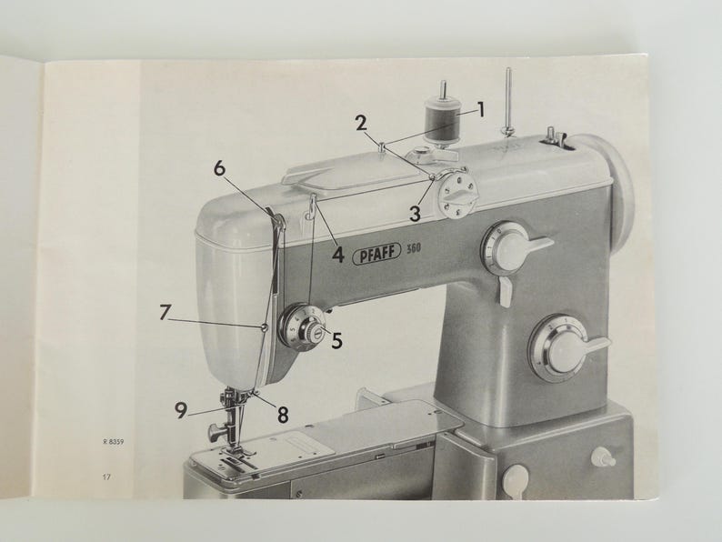 1966 Pfaff 362-261 Sewing Machine Instruction Book | Owner's Manual ...