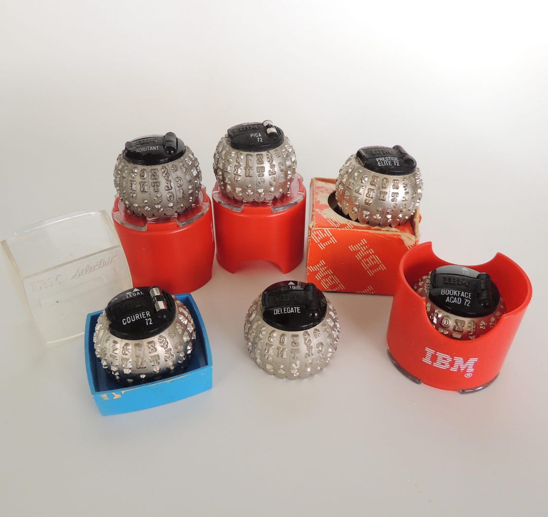 IBM Selectric Type Balls (type Elements) | Vintage Typewriter Parts ...