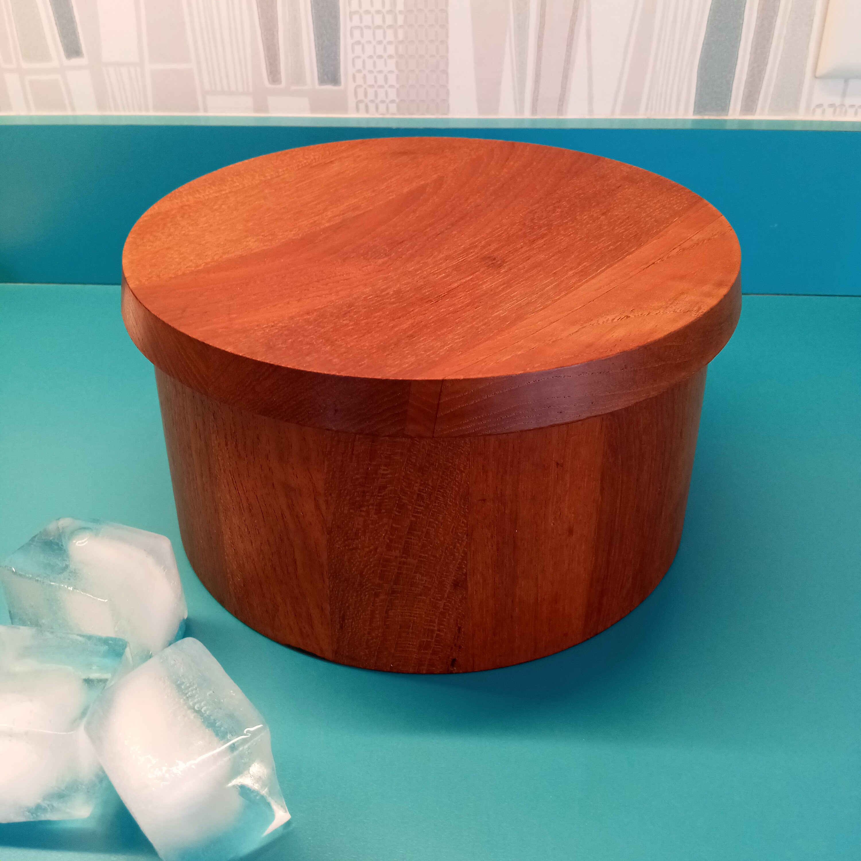 Mid Century Dansk Jens Quistgaard Teak Ice Bowl/bucket Danish Wood ...