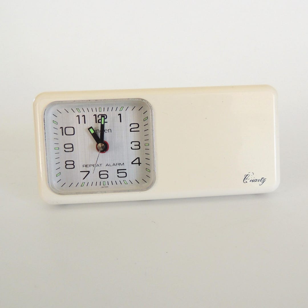Vintage Linden Travel Alarm Clock | Quartz Movement | Mini Clock - Etsy