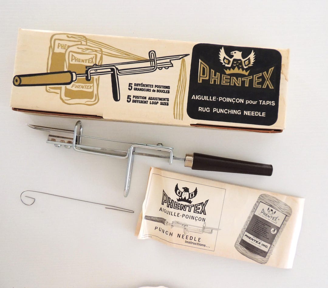 Phentex Rug Punching Needle | Rug/tapestry Making Tool | Vintage Craft ...