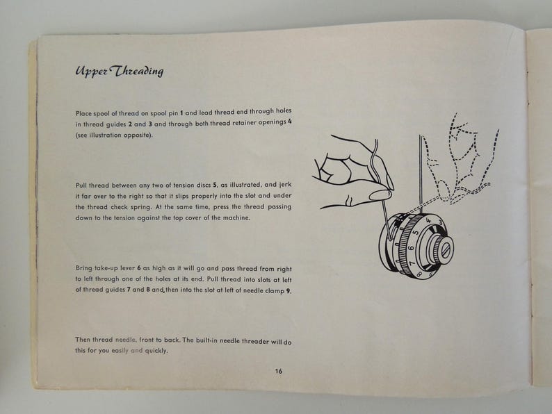 1966 Pfaff 362-261 Sewing Machine Instruction Book | Owner's Manual ...