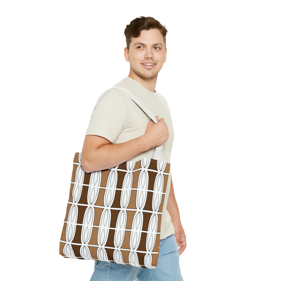 Etruscan Midcentury Large Tote Bag Reuseable Carry-all Weekender Bag ...