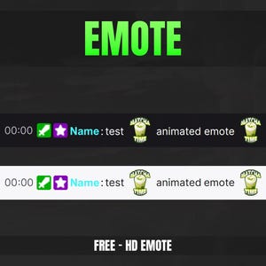 MATCHA LATTE TIME [ Emotes ] Designed for Twitch, Discord, Sub ...