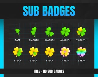 SKULL BADGES [ Sub Badges ] Designed for Twitch, Discord, Sub ...
