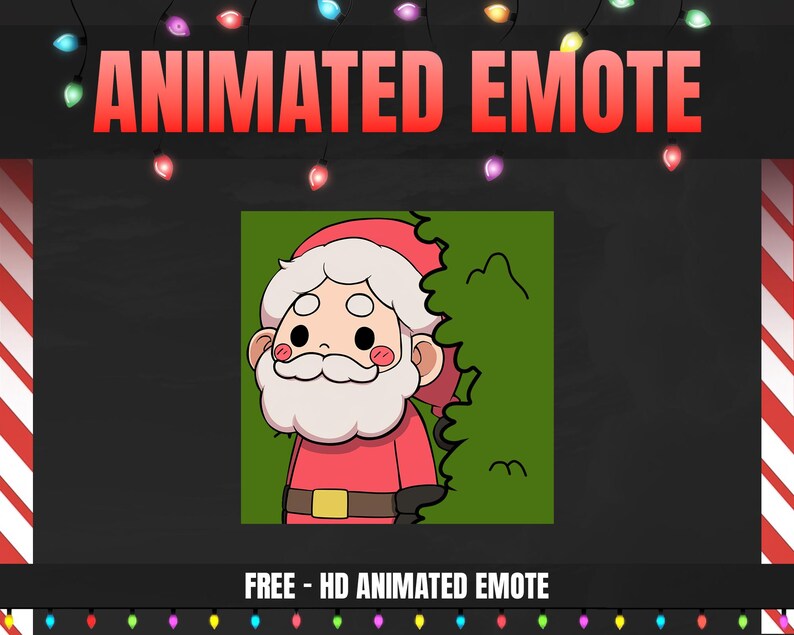 SANTA CLAUS MEME [ Animated Emotes ] Designed for Twitch, Discord, Sub ...
