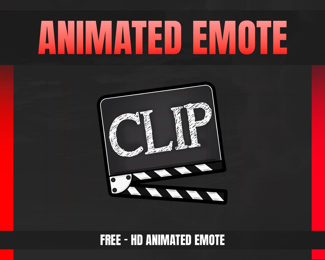 CLAP CLIP IT [ Animated Emotes ] Designed for Twitch, Discord, Sub ...