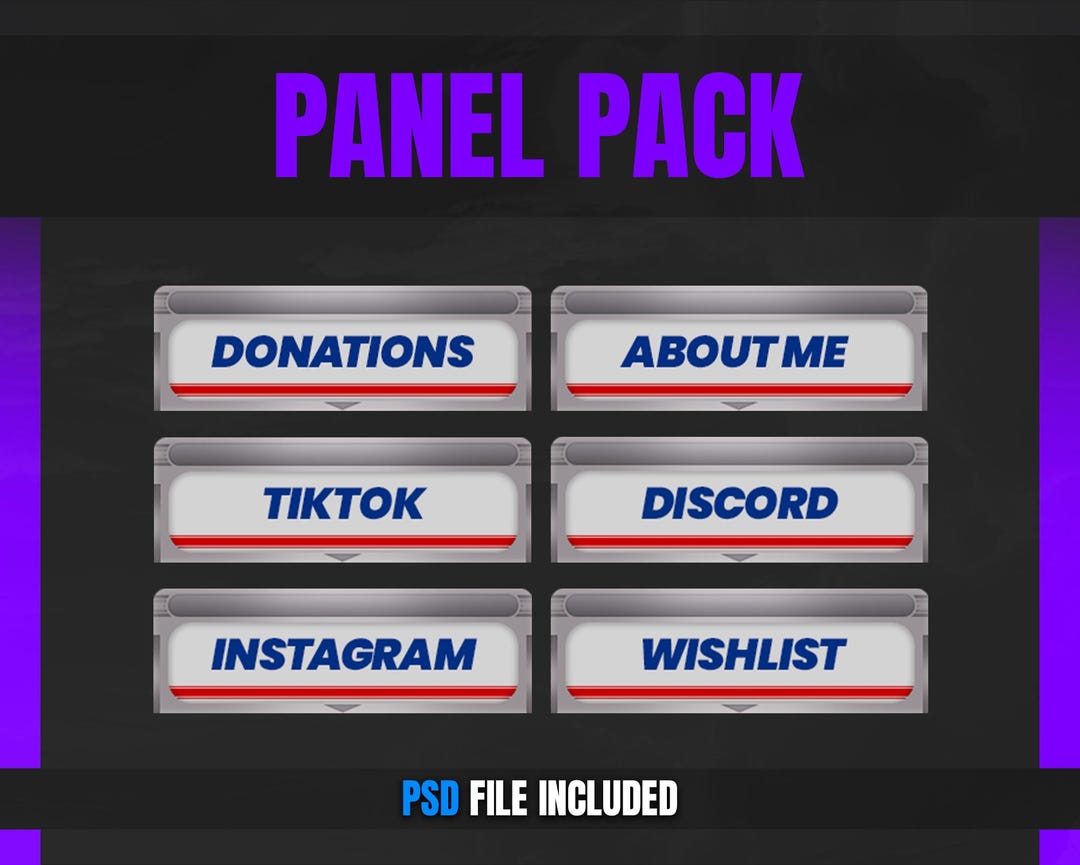 RETRO CONSOLE CARTRIDGE [ Panel Pack ] Designed for Twitch, Kick ...