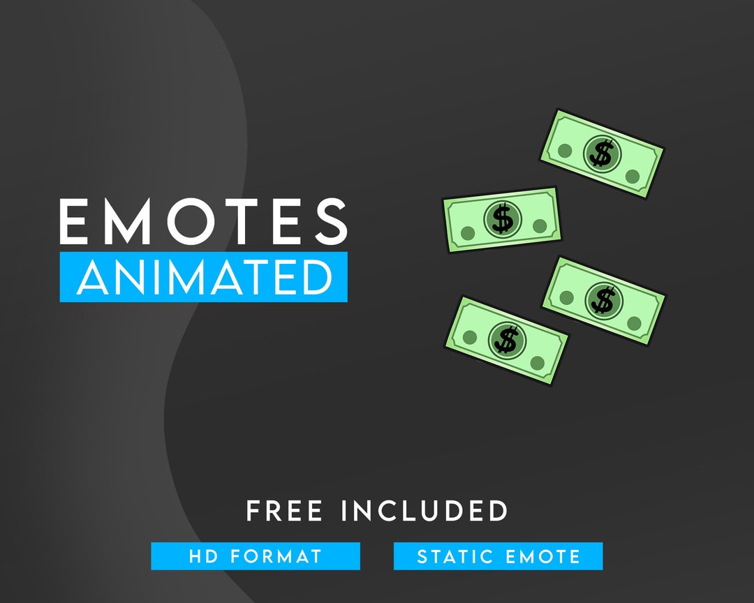 MONEY HYPE animated Emotes for Twitch, Youtube, Discord, Facebook ...