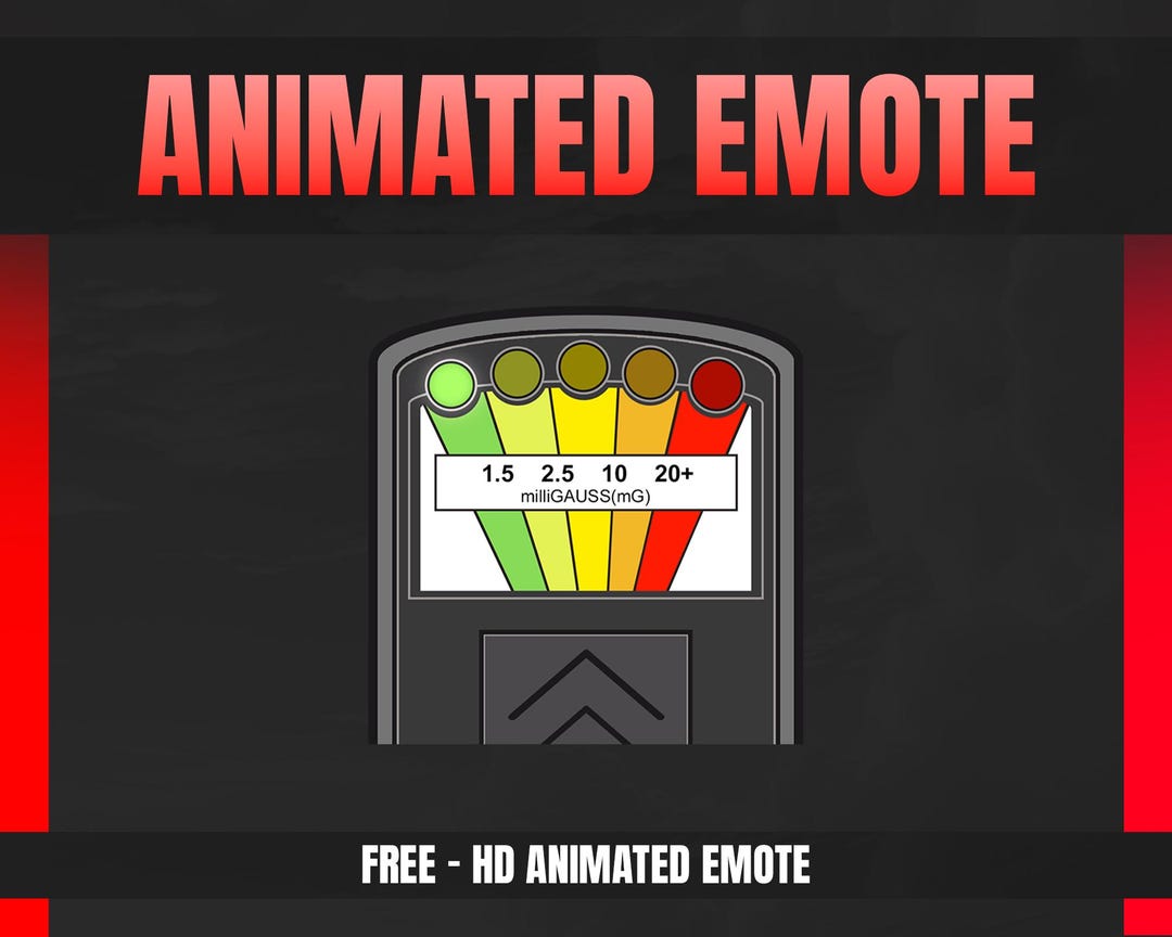 EMF DETECTOR [ Animated Emotes ] Designed for Twitch, Discord, Sub ...
