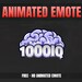 BRAIN 1000IQ [ Animated Emotes ] Designed for Twitch, Discord, Sub ...