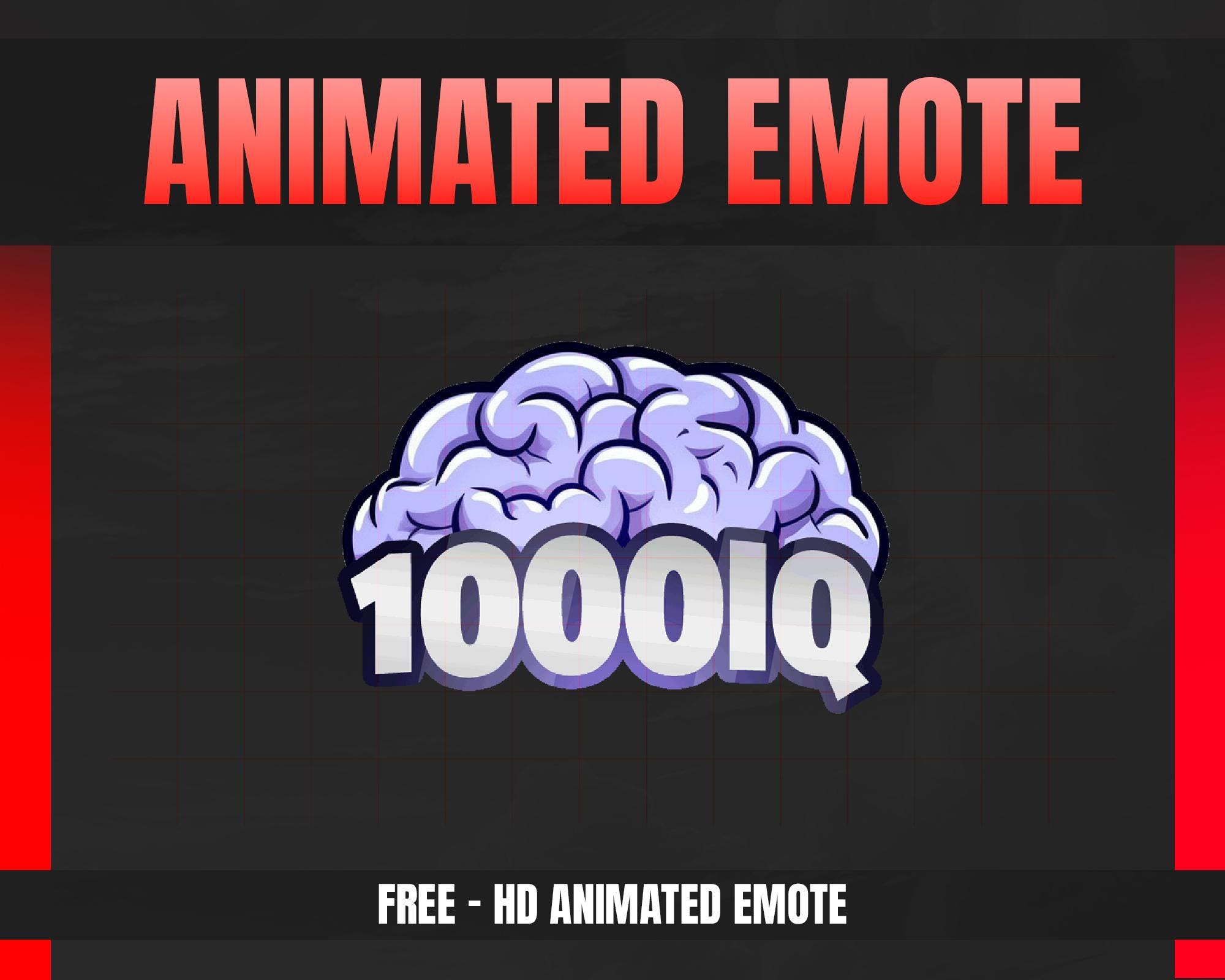 BRAIN 1000IQ [ Animated Emotes ] Designed for Twitch, Discord, Sub ...
