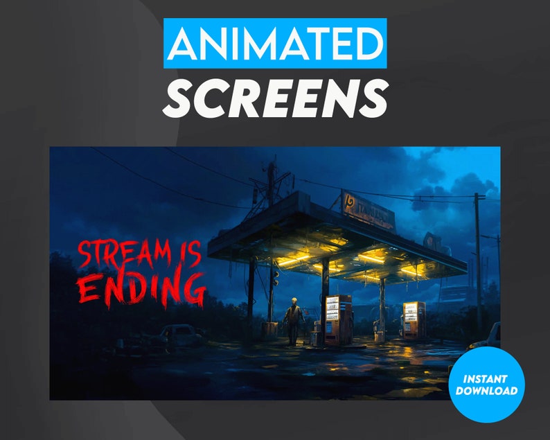 ANIMATED HORROR SCENES - for Twitch, Youtube, Discord, Facebook Gaming ...