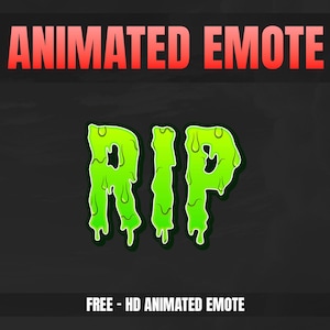 RIP SLIME GREEN [ Animated Emotes ] Designed for Twitch, Discord, Sub ...