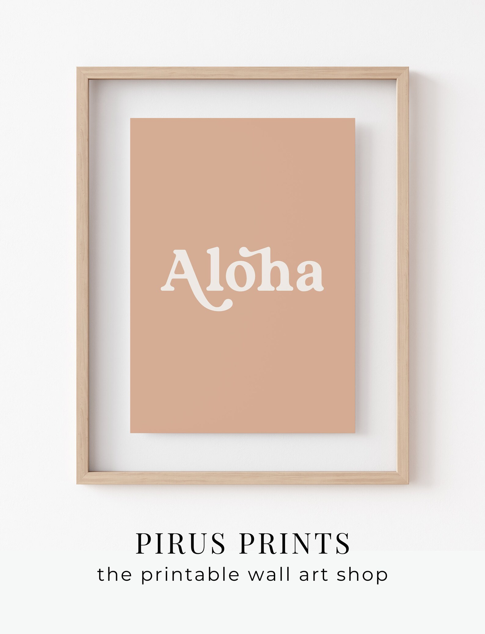 Aloha Print Printable Summer Decor Boho Beach Nursery Decor - Etsy