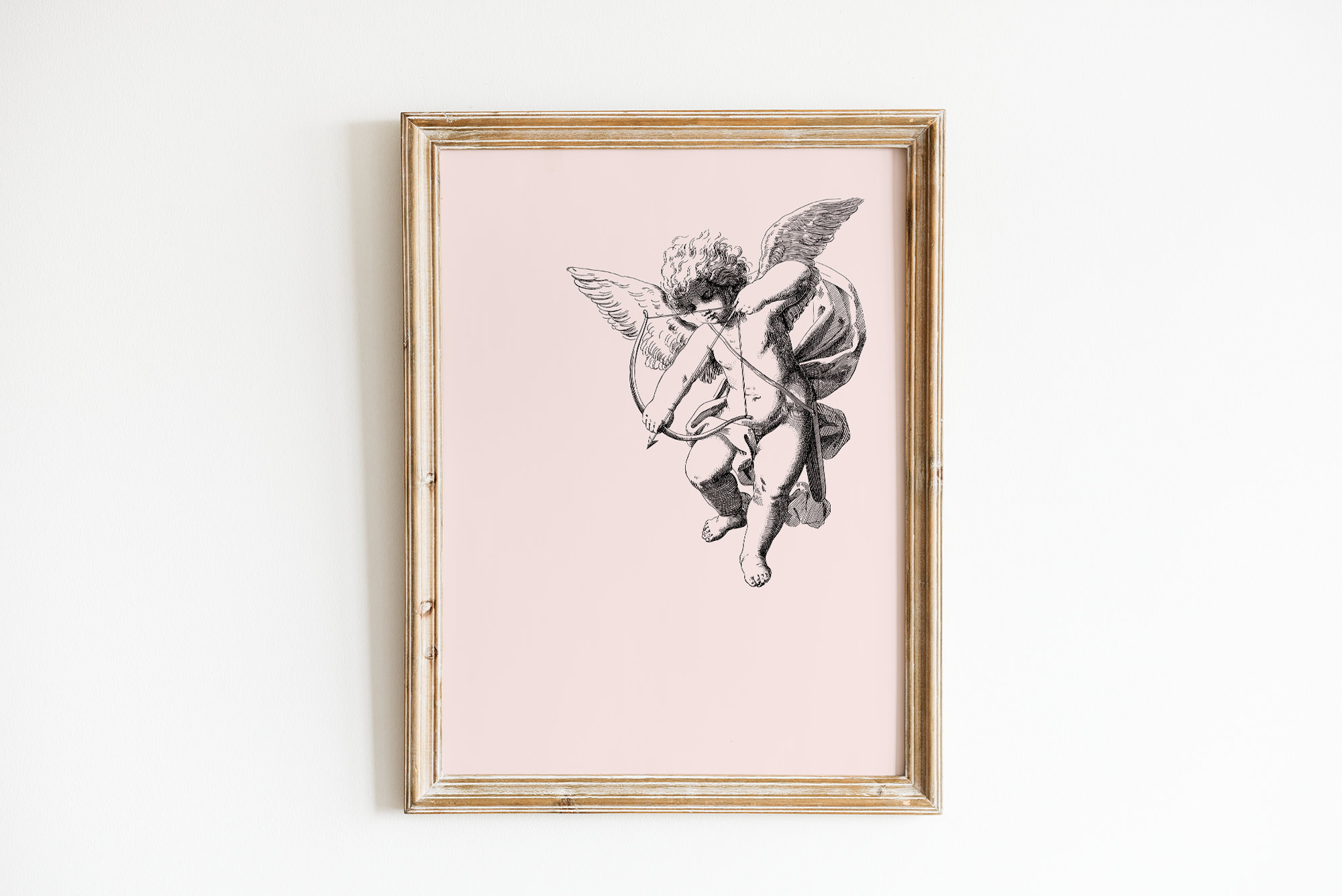 Minimalist Cupid Print Printable Valentines Day Decor Cupid - Etsy