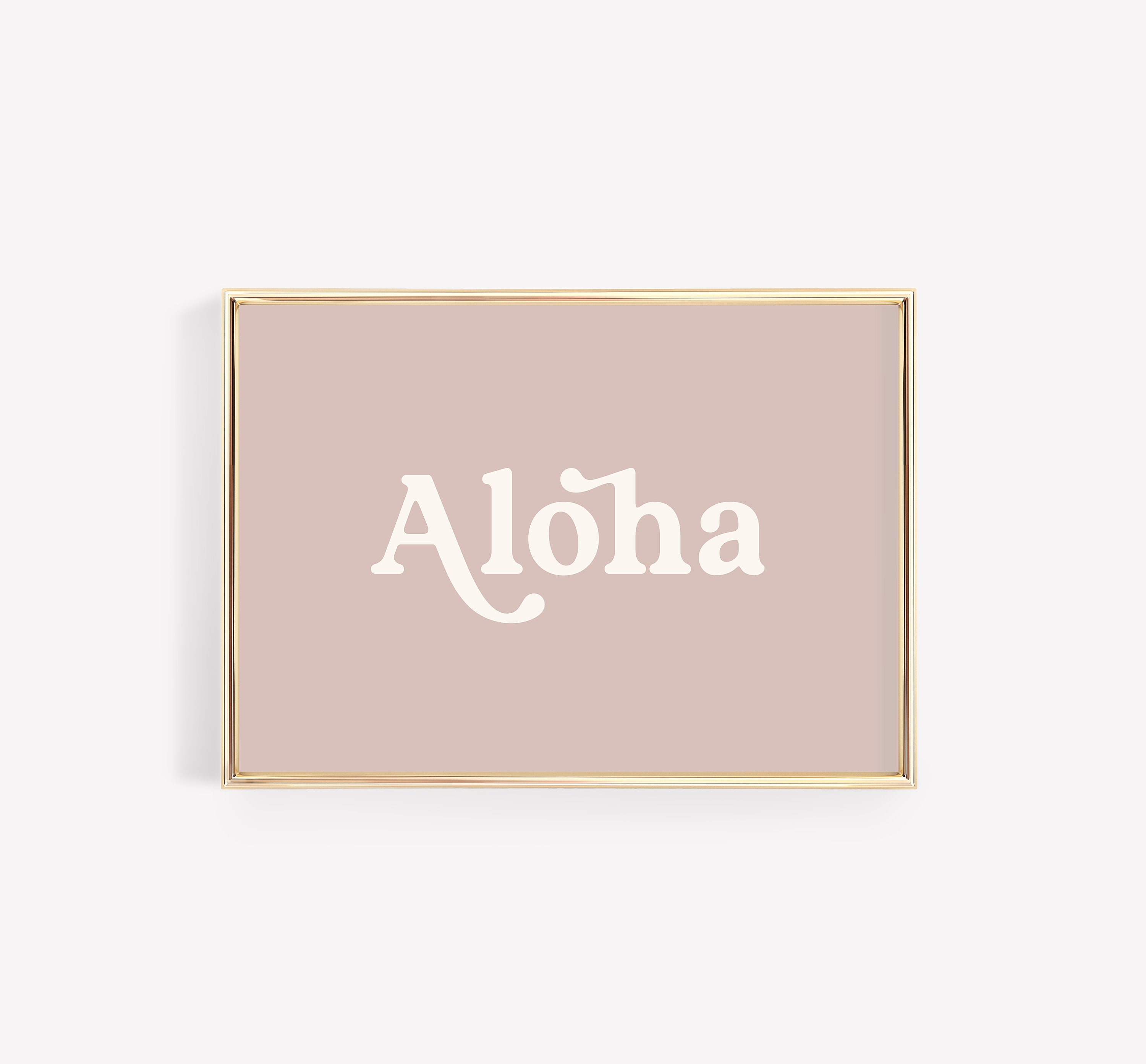 Aloha Word Art