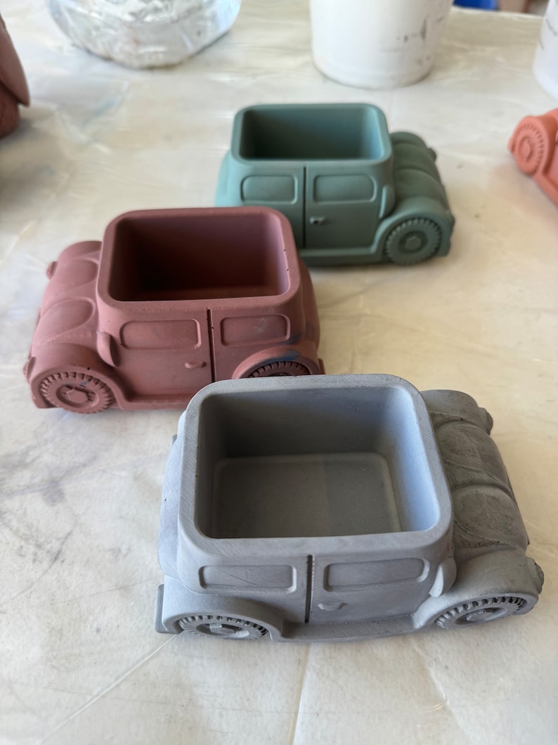 Concrete Car Planter - Etsy