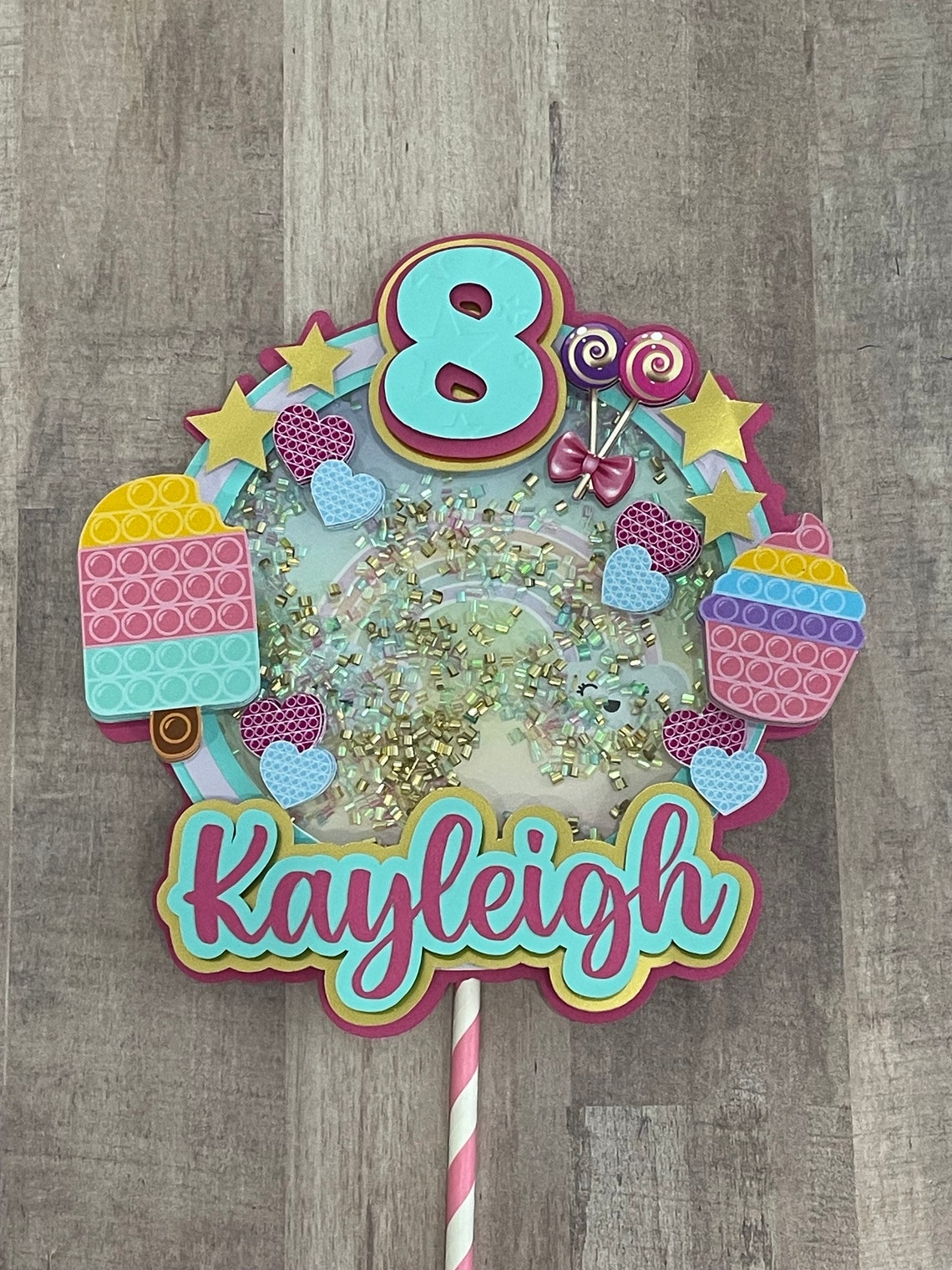 Pop It Theme / Party Favor Boxes / Birthday / Baby Shower / Color ...