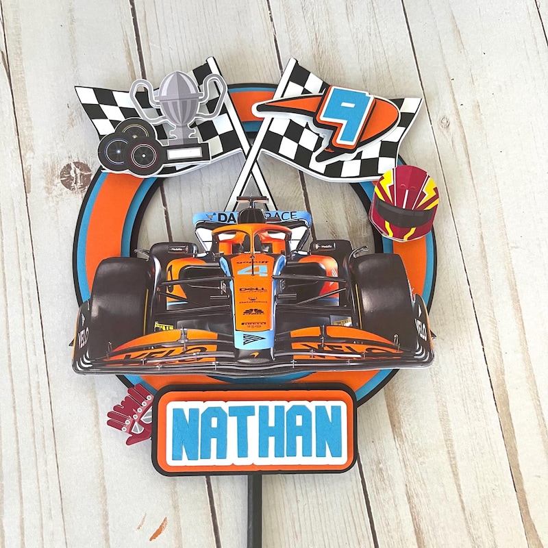 Mclaren Formula 1 Cake - Etsy