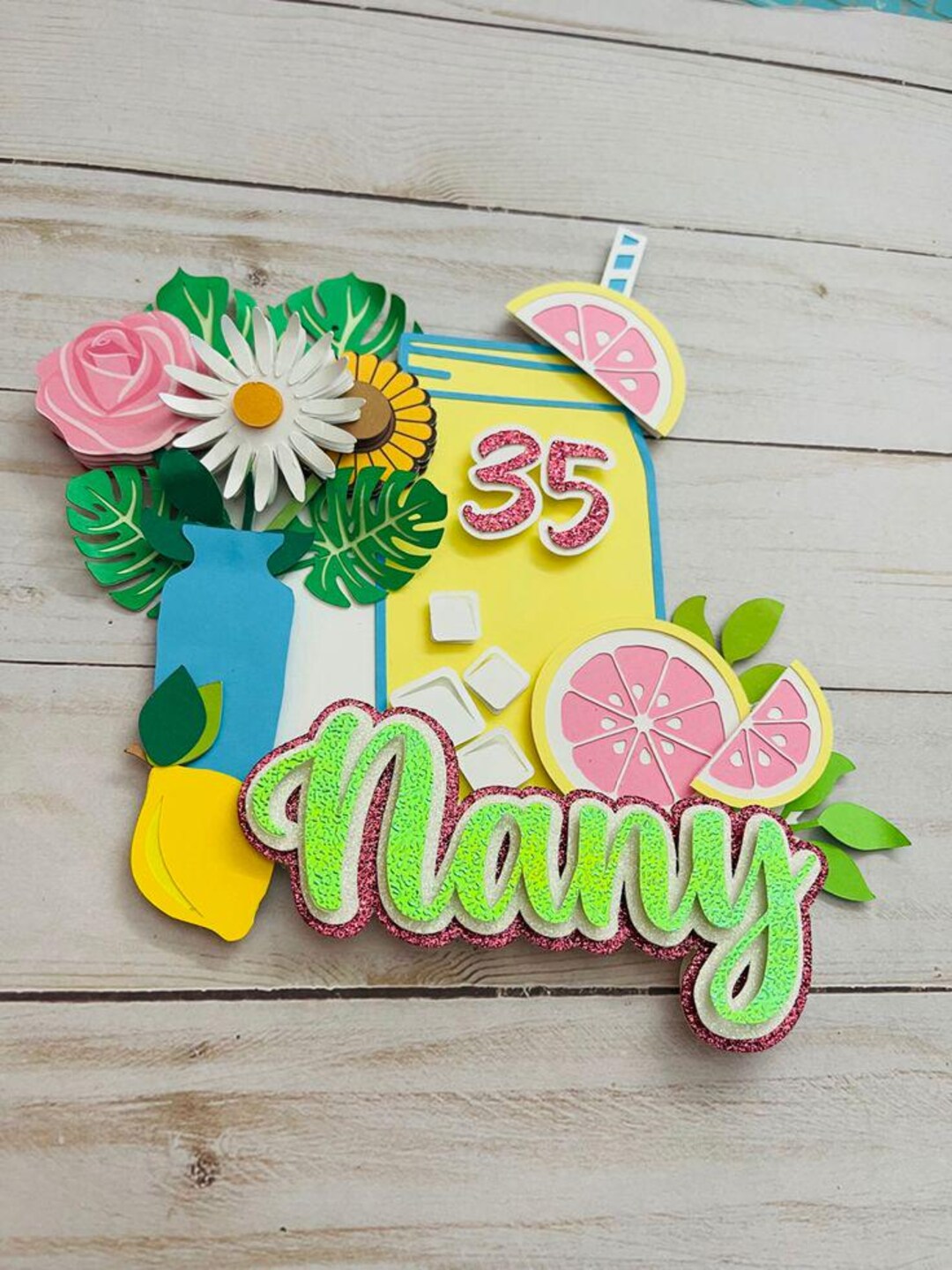 Lemon // Lemonade Stand Party Decoration Set - Pink Lemonade Theme ...