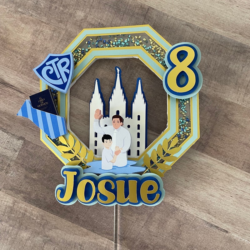 Baptism Cake Topper - Etsy