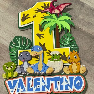 Dino // Party Supplies Cake Topper // Cake Topper // Dinosaurs // Dino ...