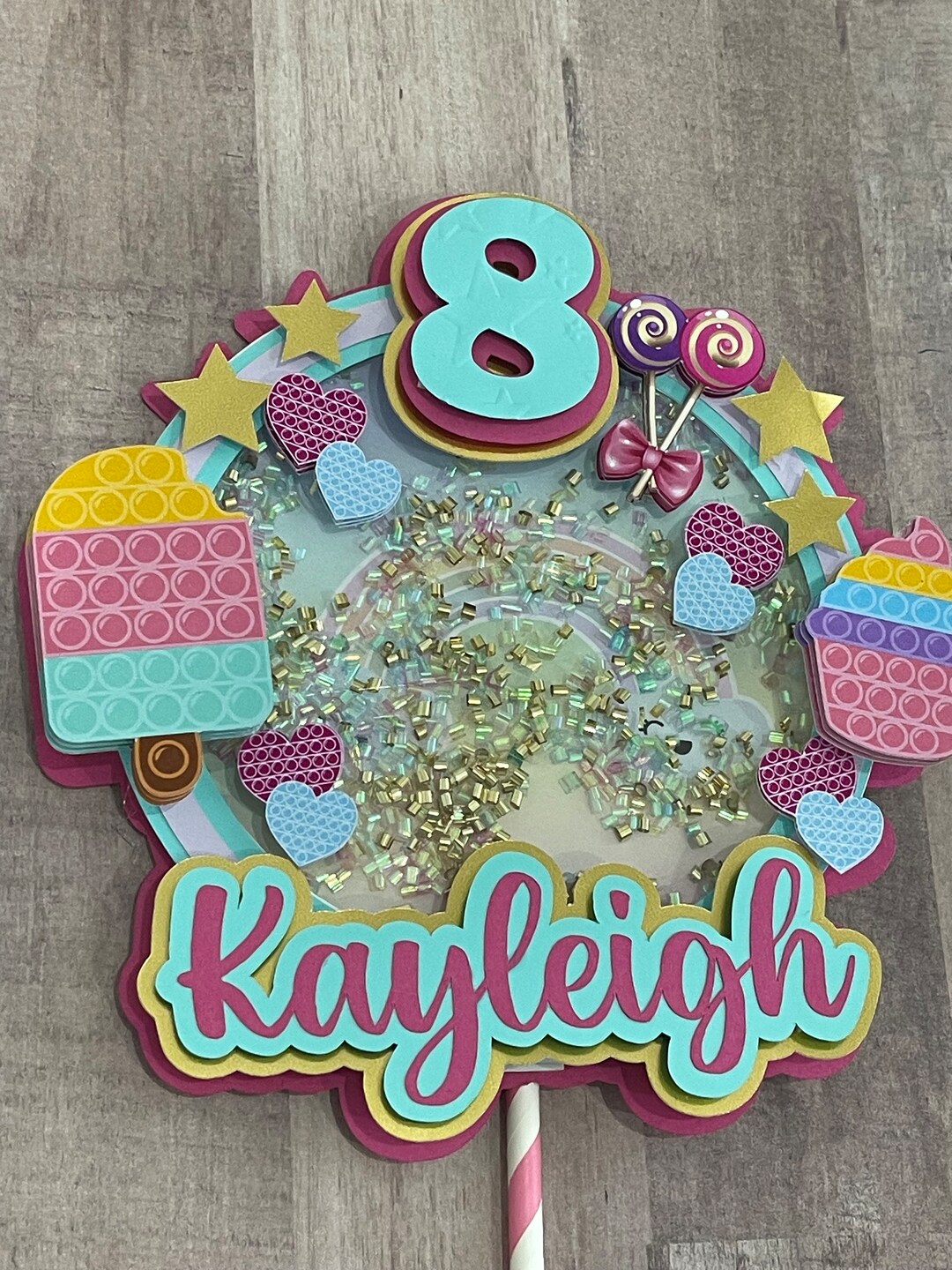 Pop It Theme / Party Favor Boxes / Birthday / Baby Shower / Color ...