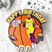 Lebron James Cake Topper - Etsy