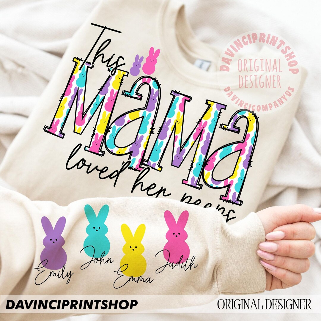 Easter Mama Png, Easter Bunny Png, Easter Sleeve Png, Easter Png, Happy Easter Png, Custom Bunny ...