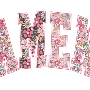2 Files, Amen Faux Embroidered Png, Amen Png, Easter Png, Easter ...