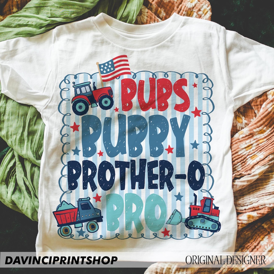Boys 4th of July Construction PNG (digital Download) - Etsy