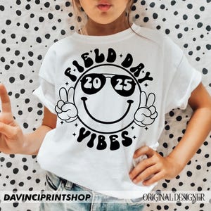 Field Day Fun Day SVG, Field Day Png, Retro School Game Day, Smile Face ...