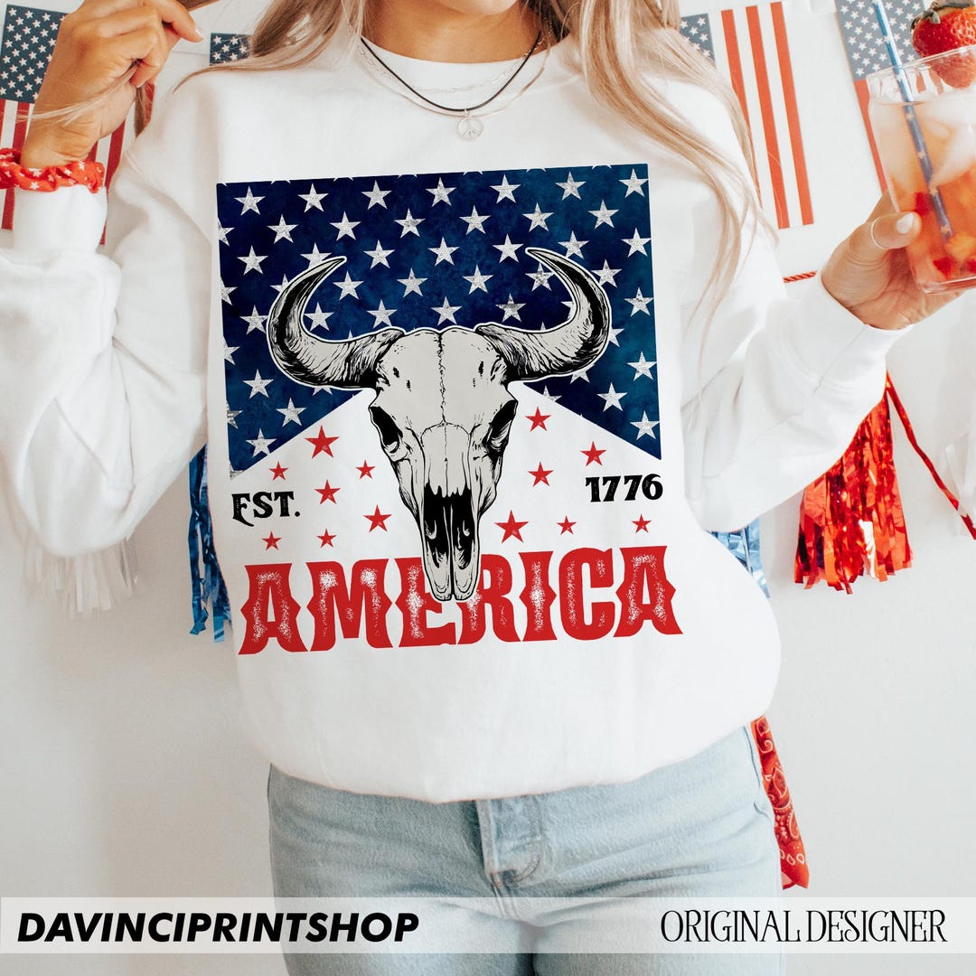 Western 4th of July Png, 4th of July Png, Fourth of July Png, Western ...