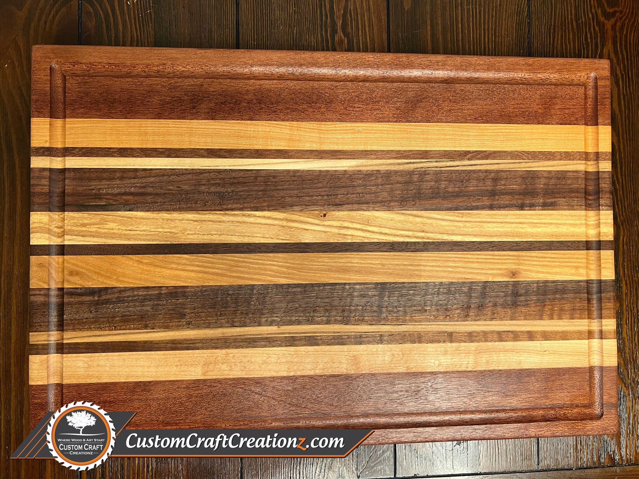 CUTTING BOARD: Apitong / Black Walnut / Maple Wood - 2 Sided - Etsy
