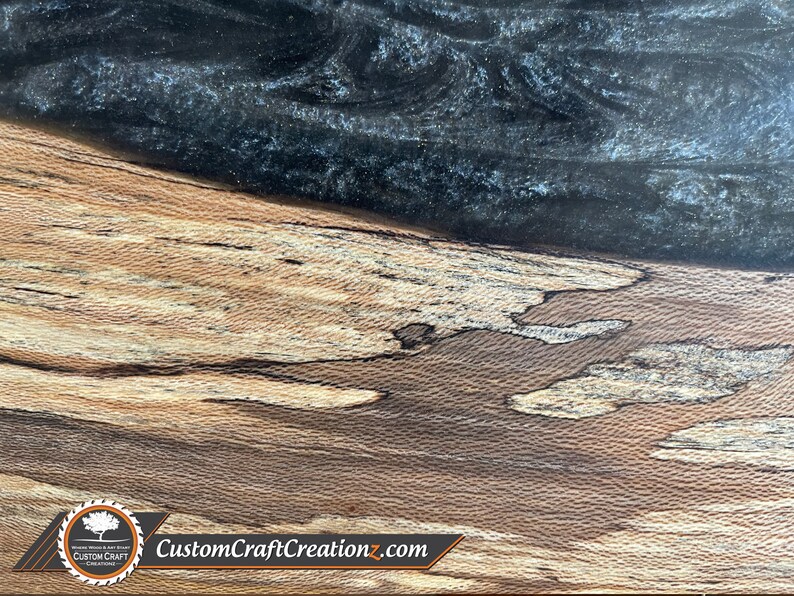 MEDIUM CUSTOM: English Walnut Wood / Sumi Black-storm Gray-tara Gold ...