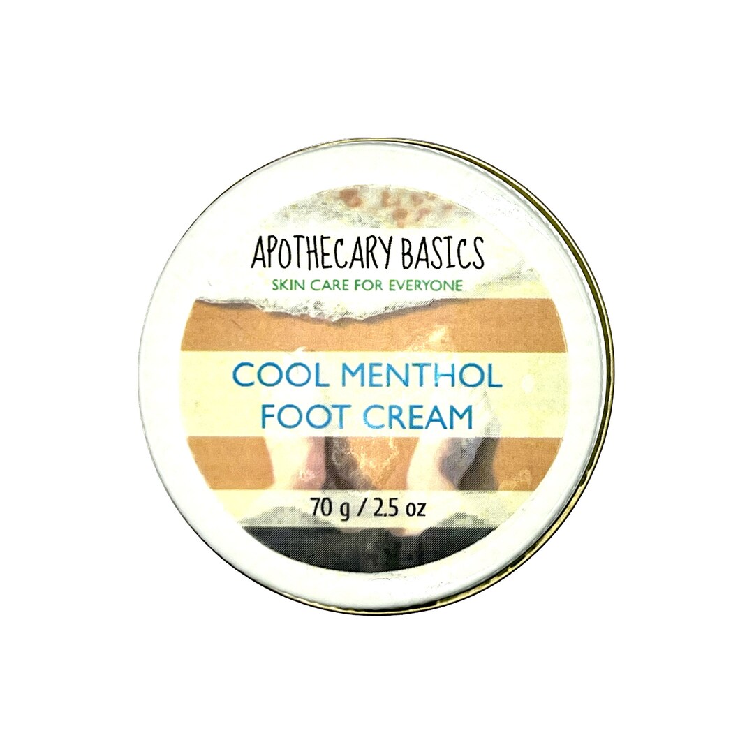 Cool Menthol Foot Cream - Etsy
