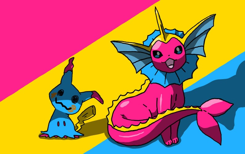 Custom LGBTQ Pokemon digital File - Etsy UK